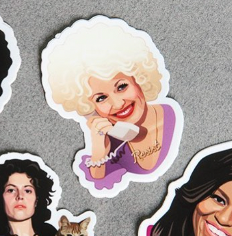 Sticker (Dolly Parton) - Katherine Parker | SHOP MADE IN DC