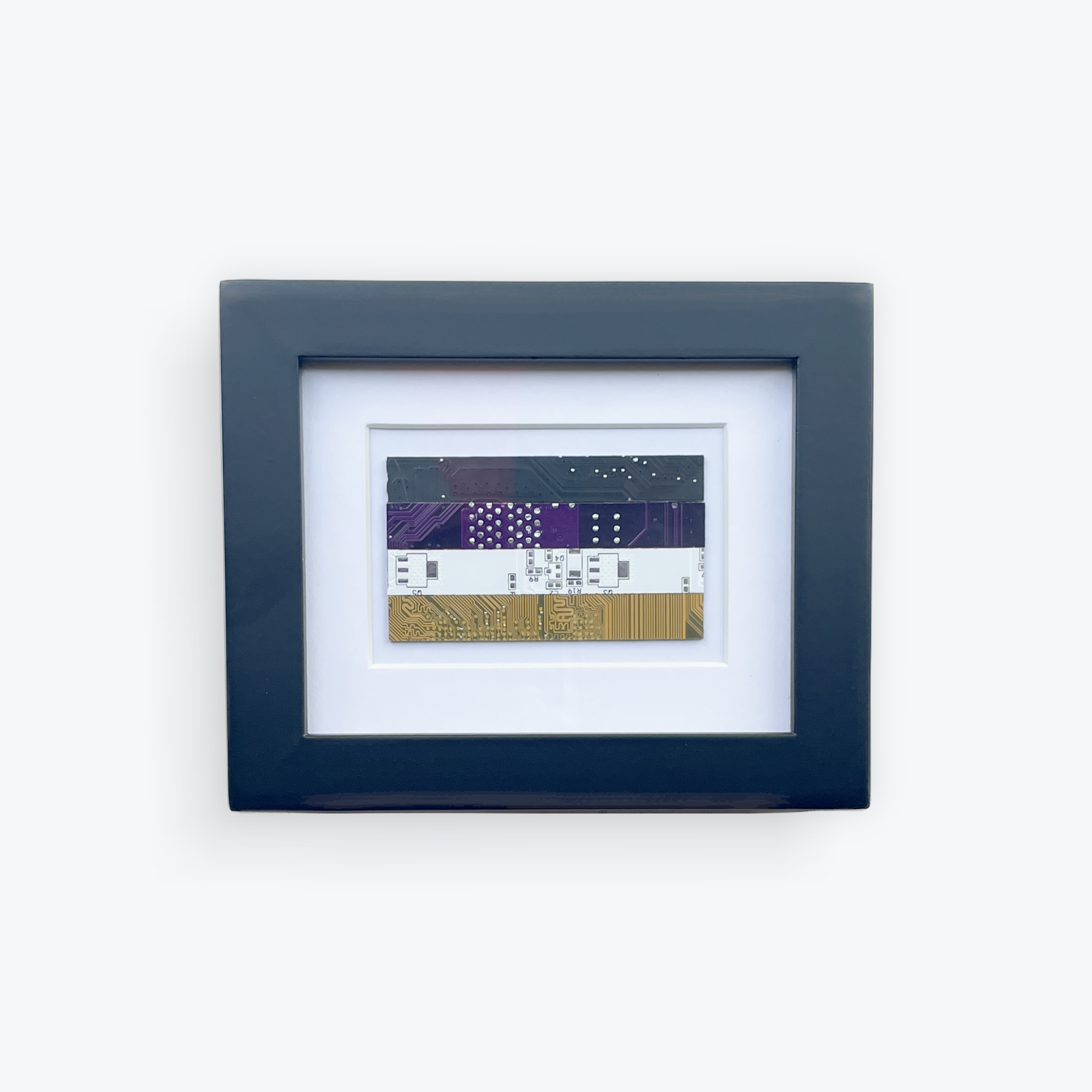 Mini Circuit Board Wall Art (Nonbinary Flag) - Circuit Breaker Labs ...