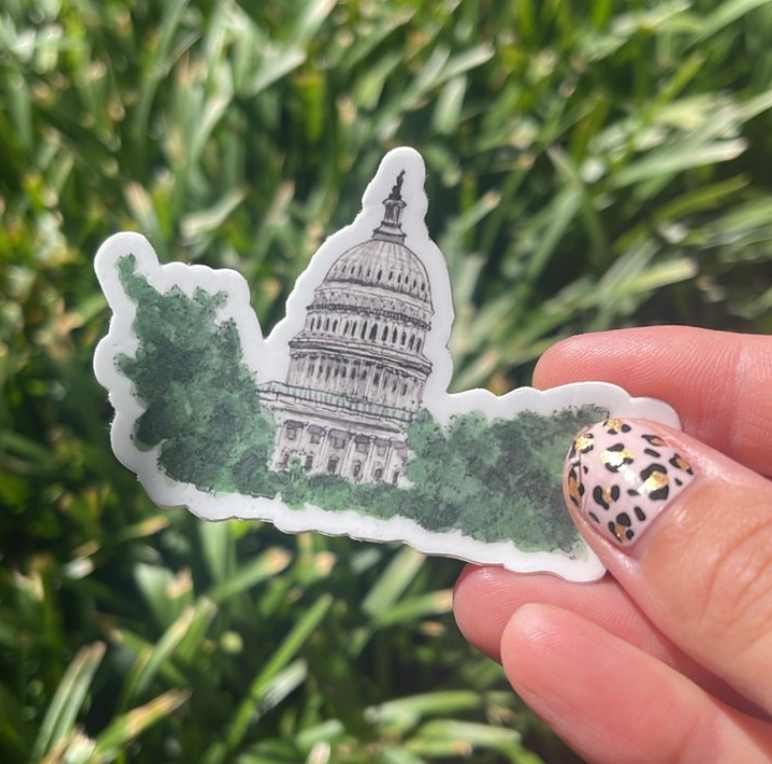 Sticker - Alexandra Schmeling Fine Art | SHOP MADE IN DC